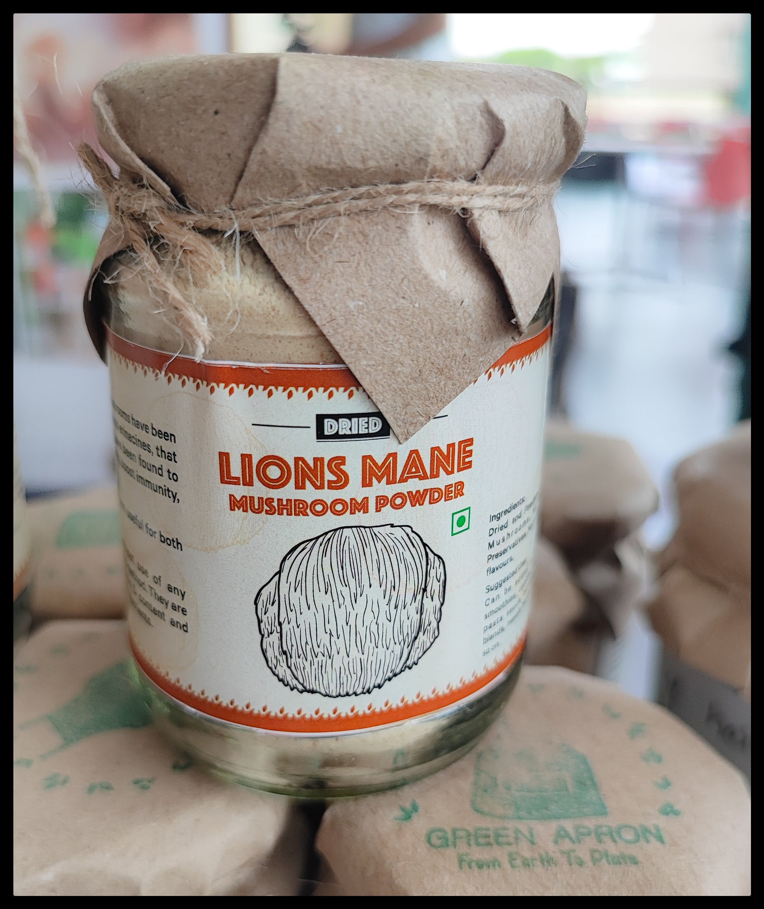 Dried Lion's Mane Mushroom Powder – Green Apron India